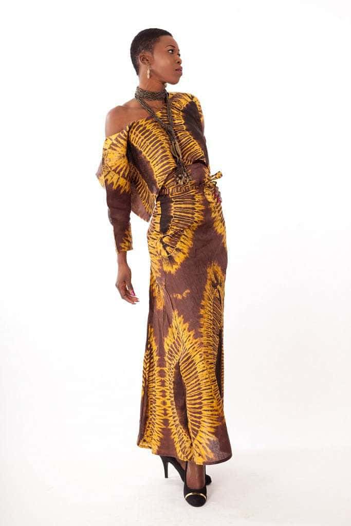 Ensemble "Zakia B.B." en bazin africain - Africouleur